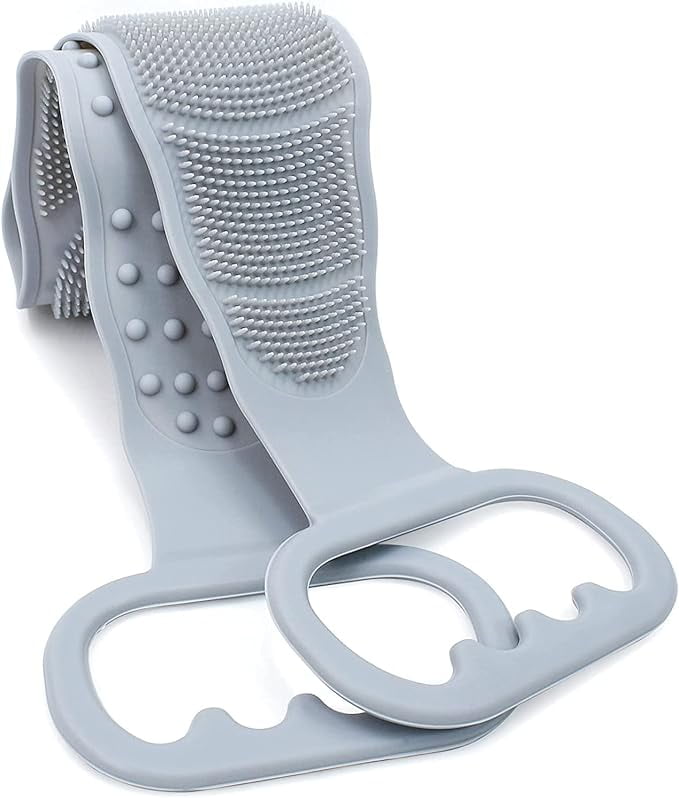 Baimei Silicone Back Scrubber For Shower Handle Body Washer