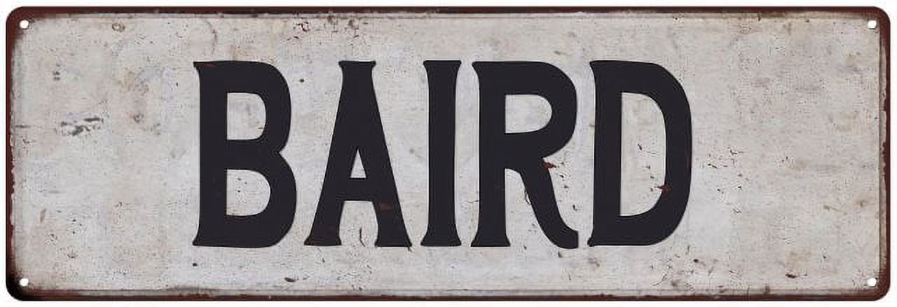 BAIRD Vintage Look Rustic Chic Metal Sign 6x18 106180036352 - Walmart.com