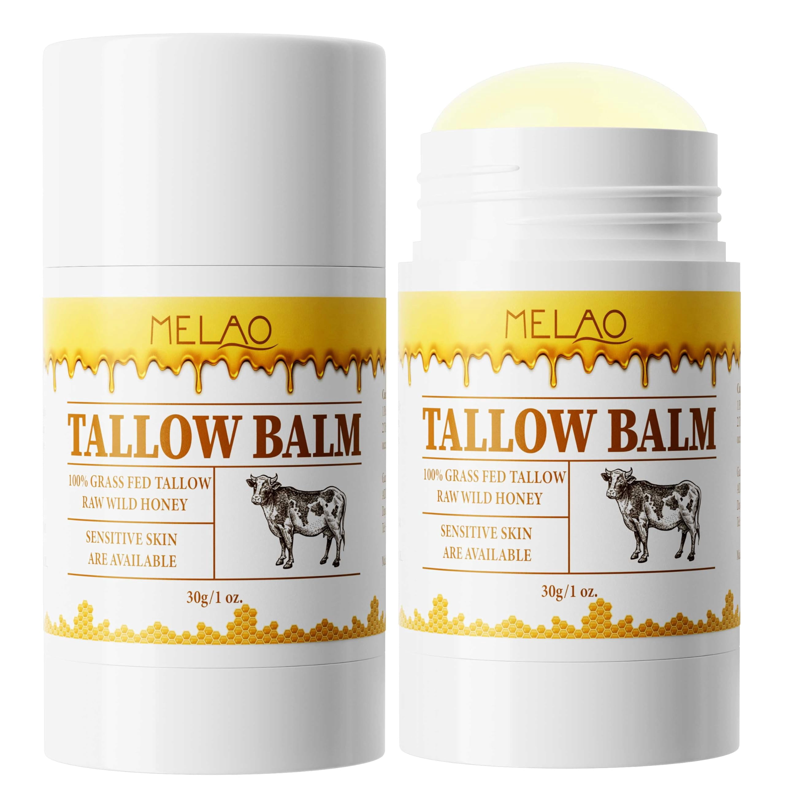 BAISEN DIARY Tallow Balm IFF17 Stick - Multi-Purpose Moisture Stick for ...