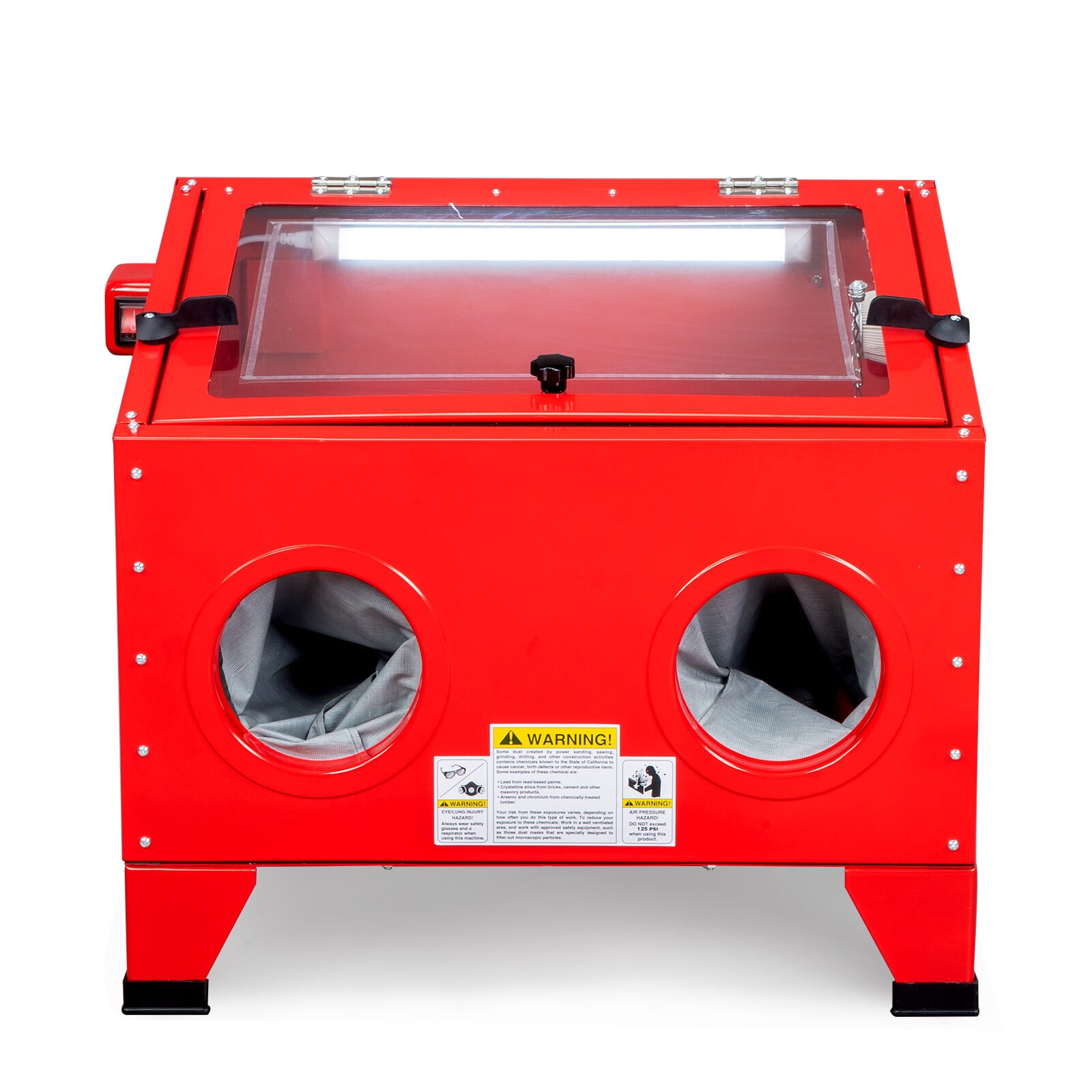 BAIVAKON 25 Gallon Sandblasting Cabinet, 40-80 PSI Power Air ...