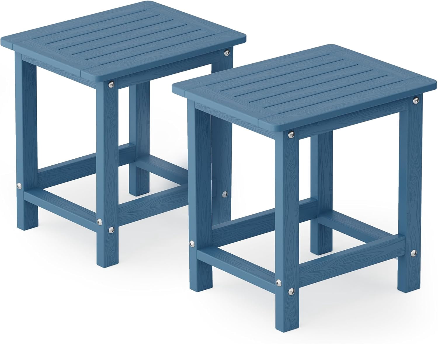 BAIVAKON Outdoor Side Table for Patio: 16" HIPS Weather - Resistant ...