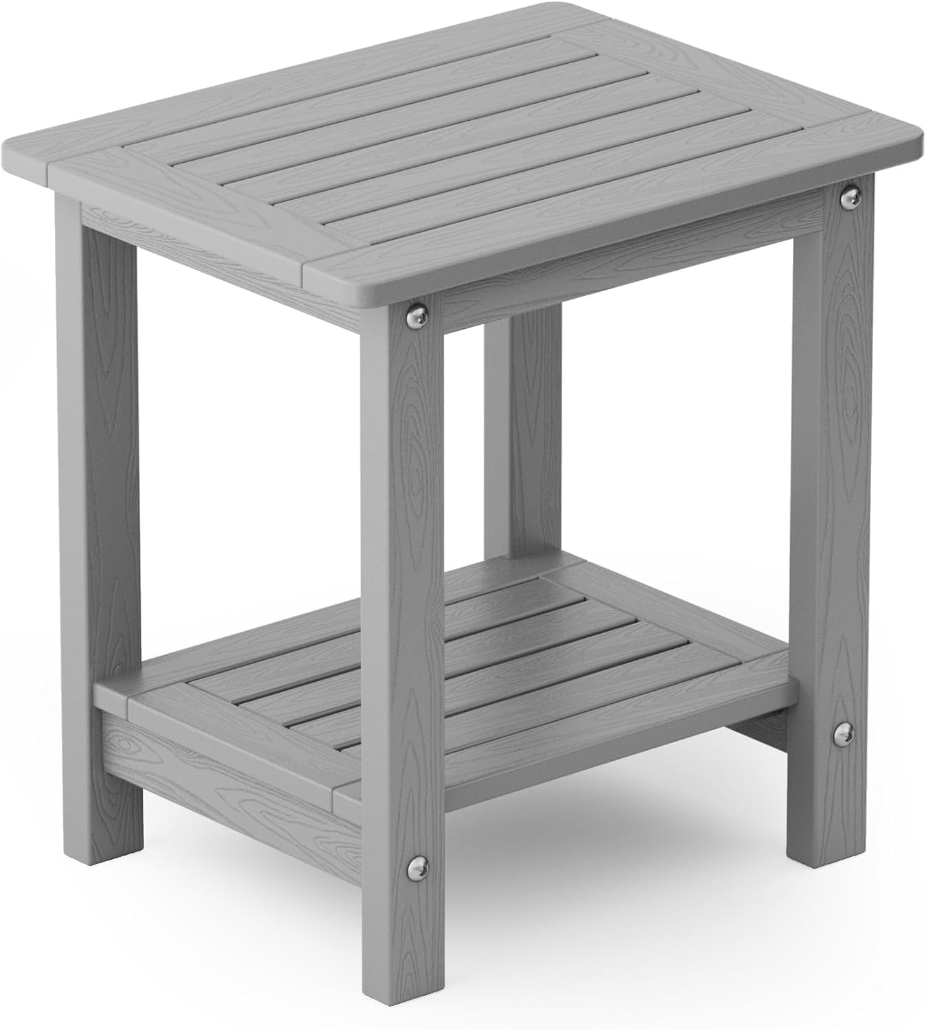 BAIVAKON Outdoor Side Table for Patio: 16" HIPS Weather - Resistant ...