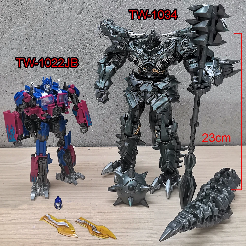 BAIWEI TW1034 Grimlock Transformation Toys Dinosaur Leader OP Commander TW1022 SS07 SS44 Action ...