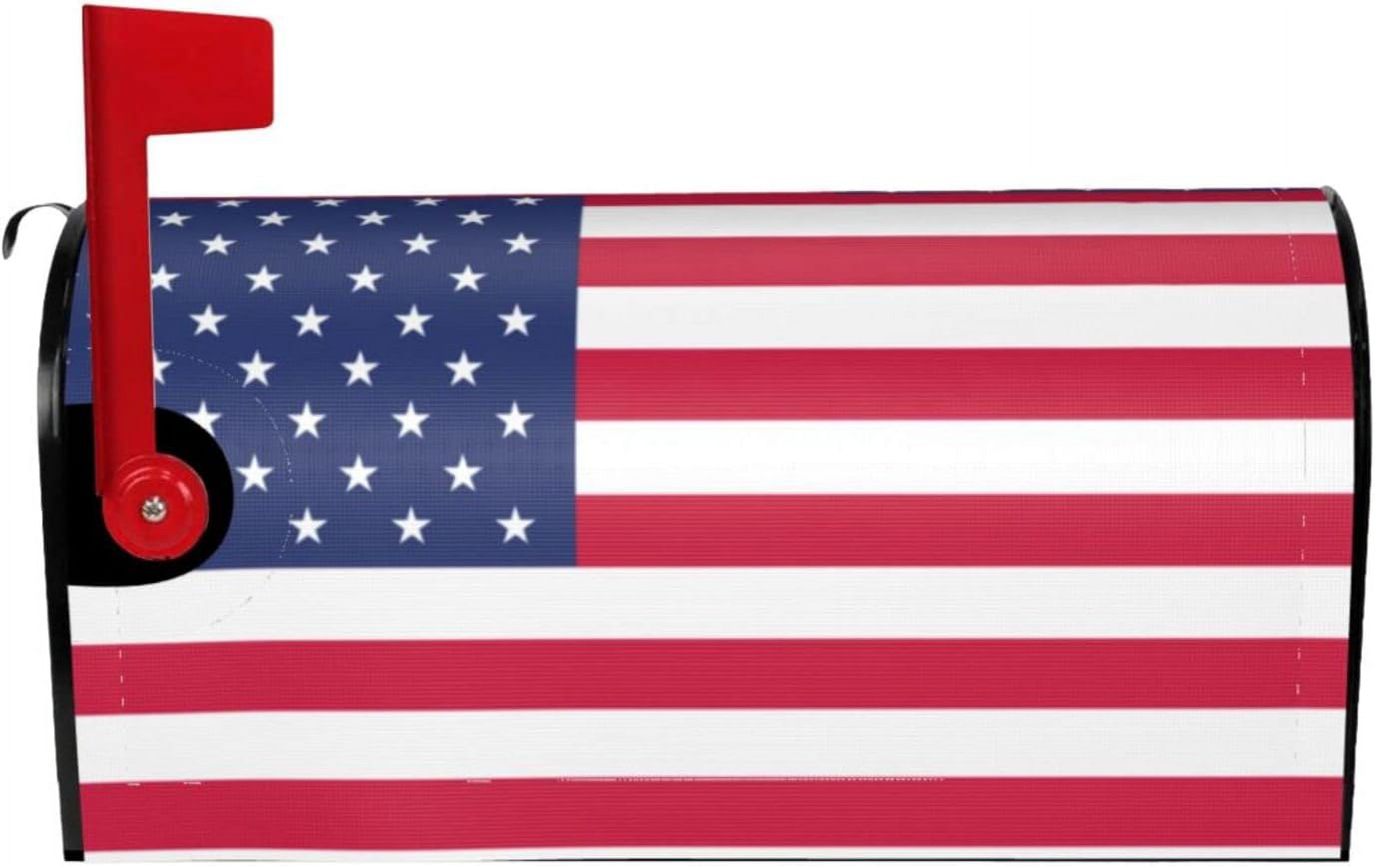 BAIYI Wreath Black White Checkered Mailbox Cover Black White Checkered ...