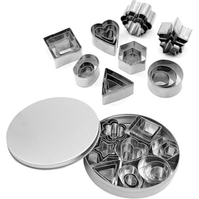 BETTERLIFE 12pcs Steel Fruit Vegetable Cookie Shape Cutter Set Kid Mini ...