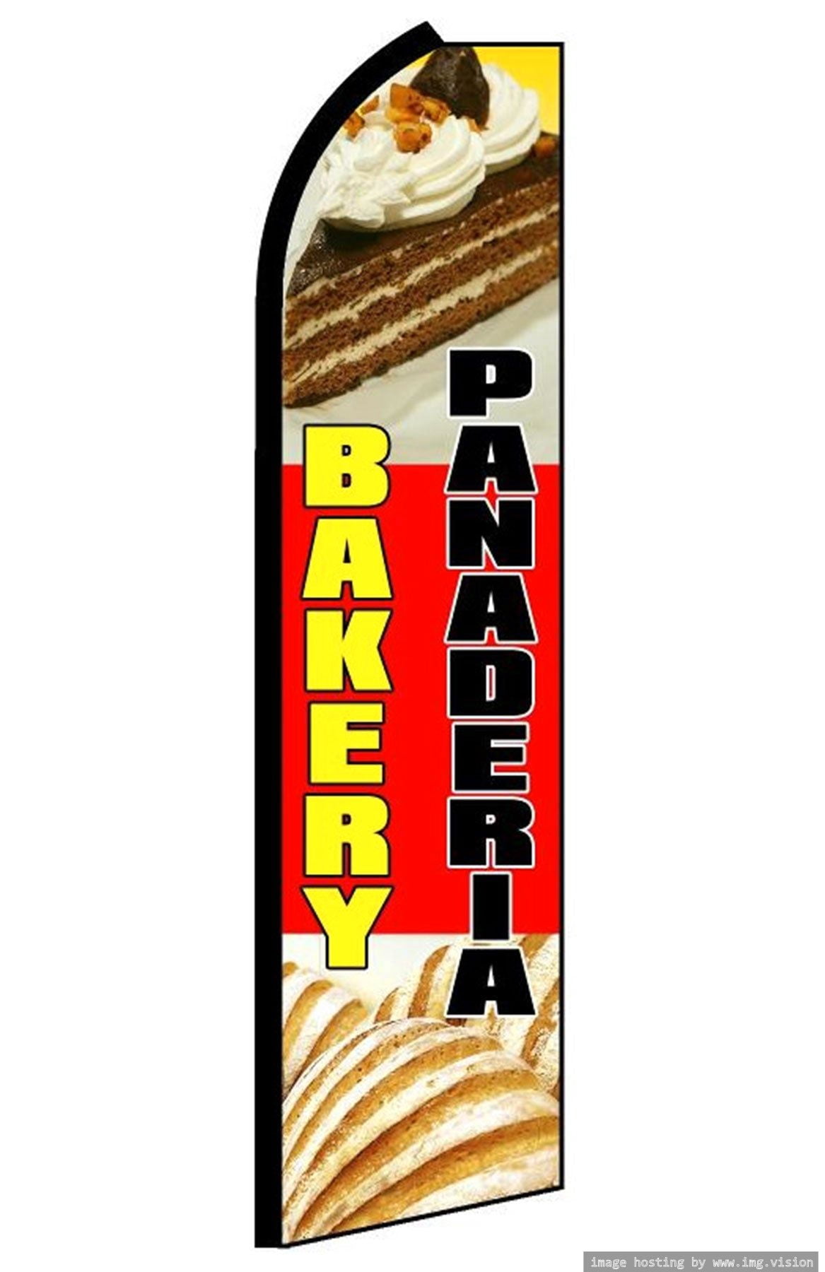 BAKERY PANADERIA Swooper Flag (Hardware Not Included) |Advertisement ...
