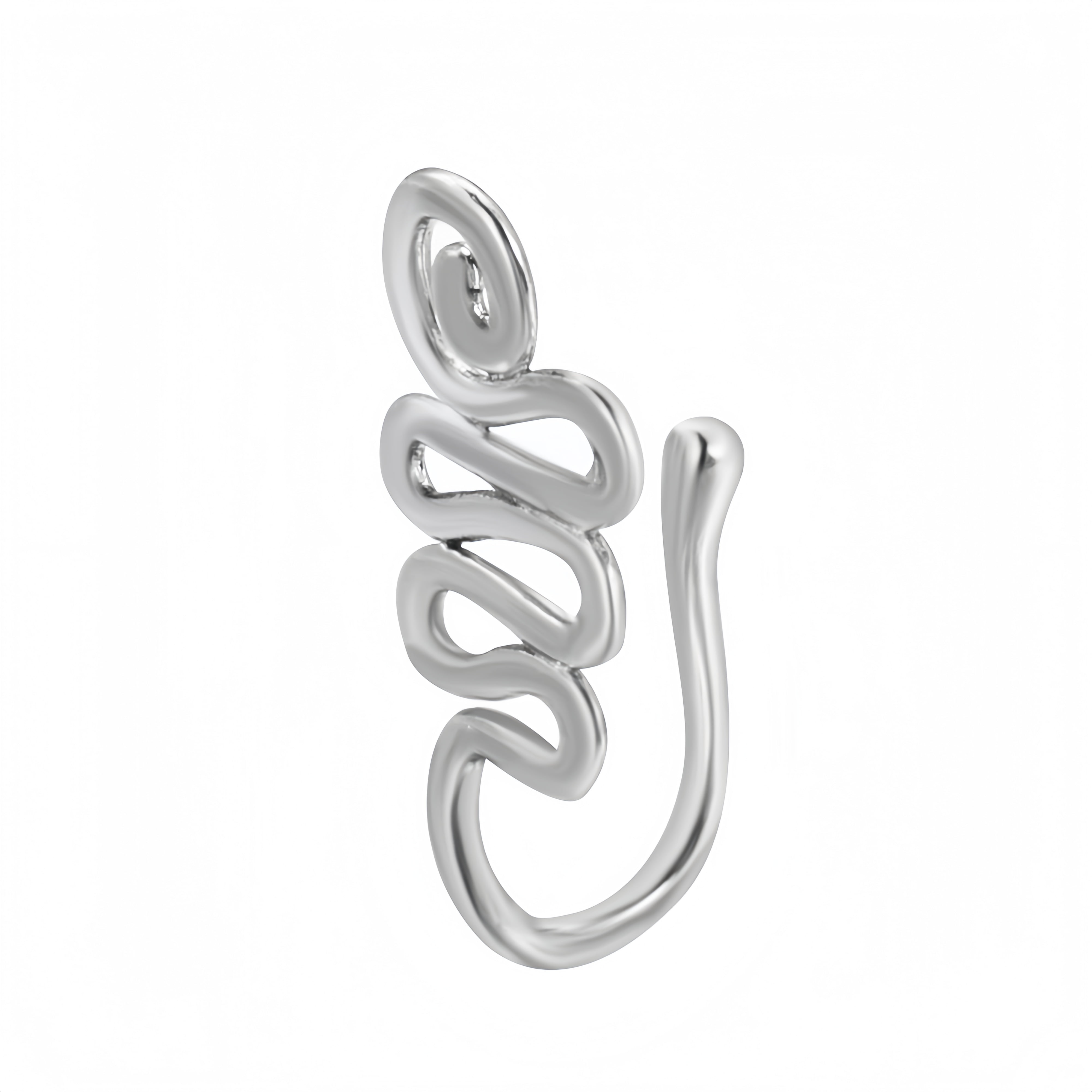 BAKIBO Gold Nose Cuffs, Fake Nose Ring Cuff Non Piercing, Nose Cuffs ...
