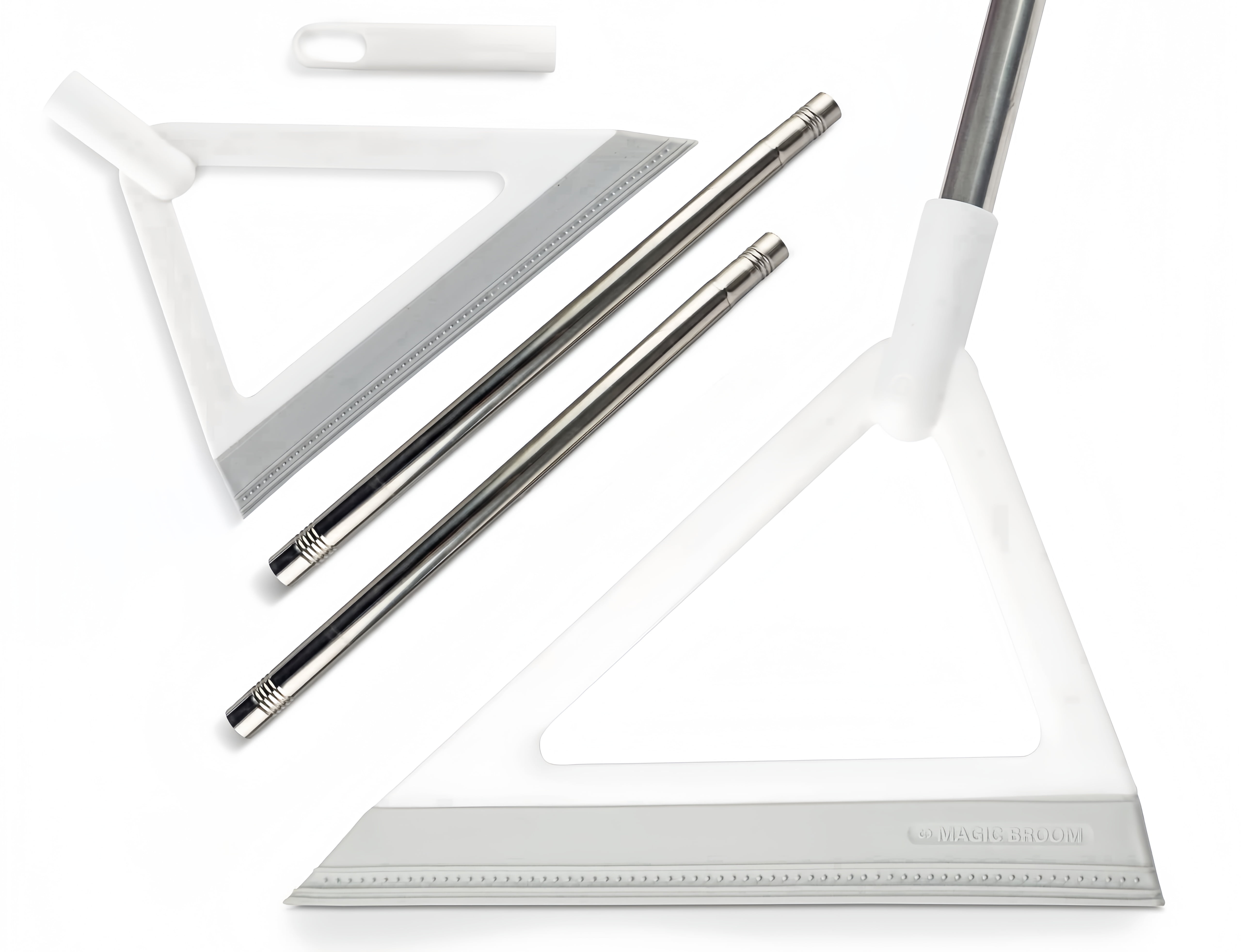 BAKIBO Multifunction Magic Broom, Squeegee Broom for Floor, Rubber ...