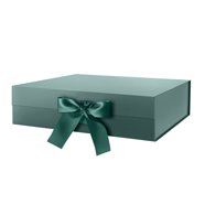 Large Centerpiece Favor Box with Lid & Self Adhesive Satin Ribbons ...