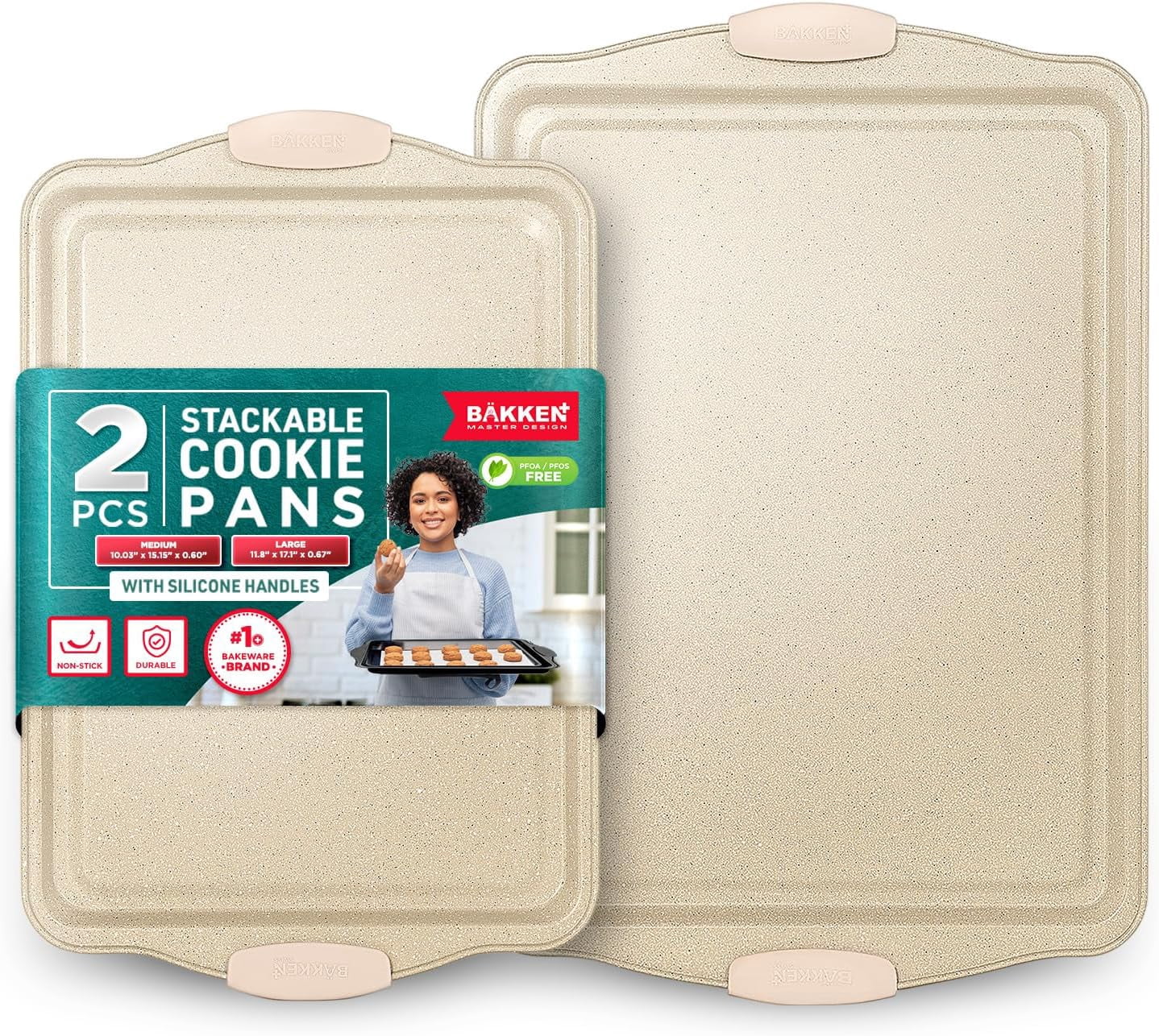 BAKKEN Kitchen Baking Pans – Medium (15.15