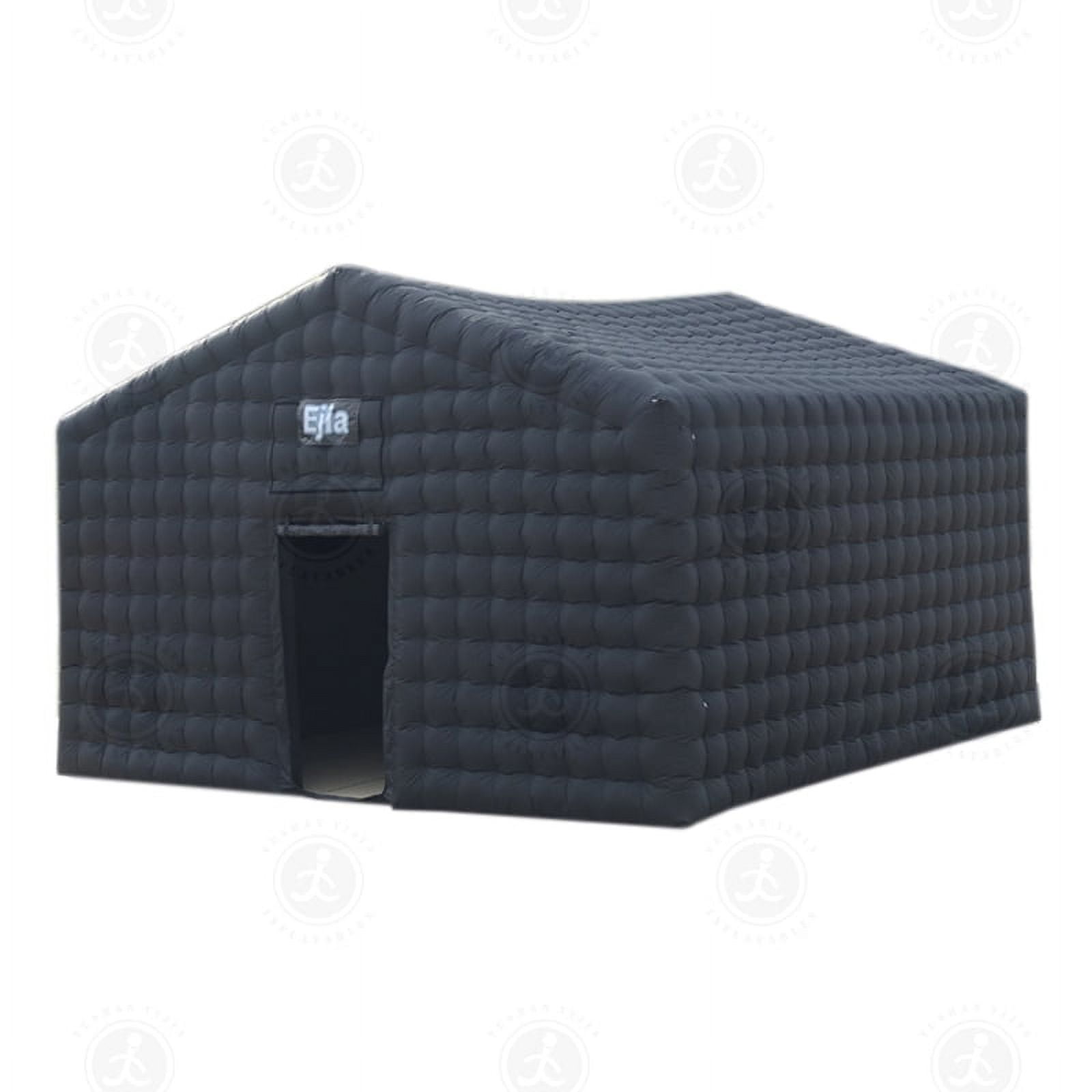 BAKOD Giant 20x20x13FT Portable Black Inflatable Nightclub Cube Party ...