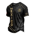 BAKREP Men's Mexico Soccer Fan Jersey T-Shirt, Aztec Eagle Graphic ...
