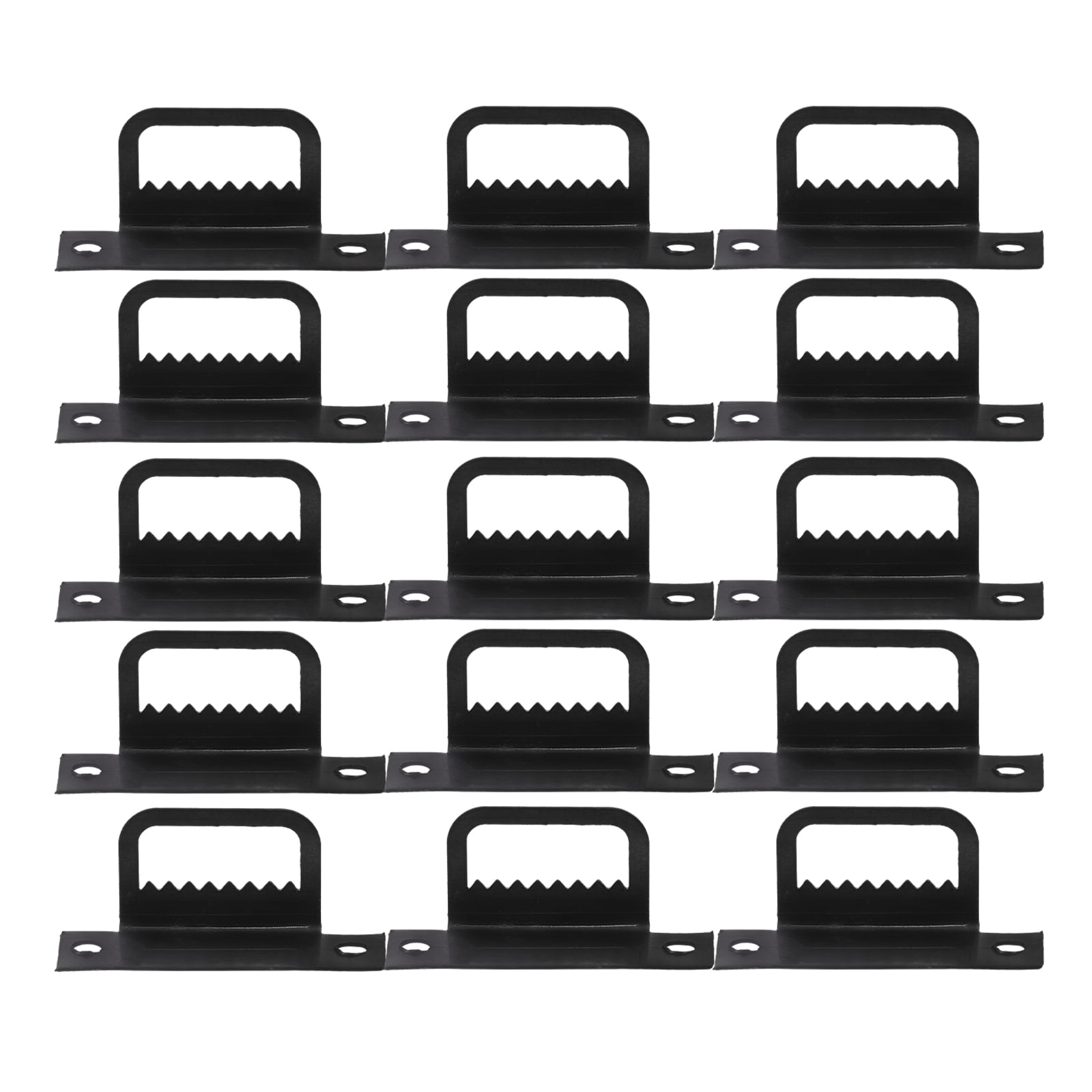 BALAHAPY 100Pcs Black Iron L-Shaped Heavy Duty Frame Hanger for Picture ...