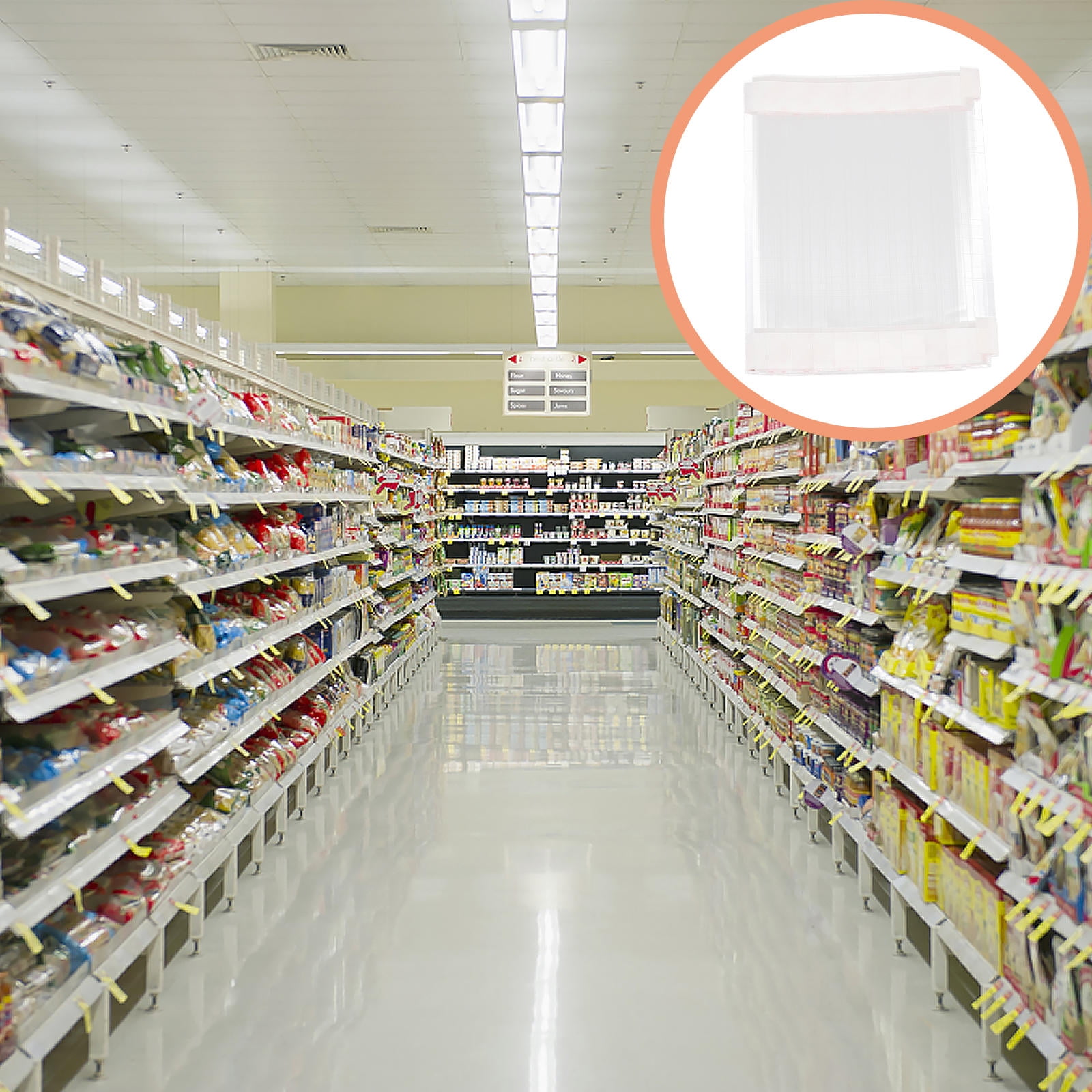 BALAHAPY 100Pcs Transparent Sign Ticket Holder for Retail Stores and ...