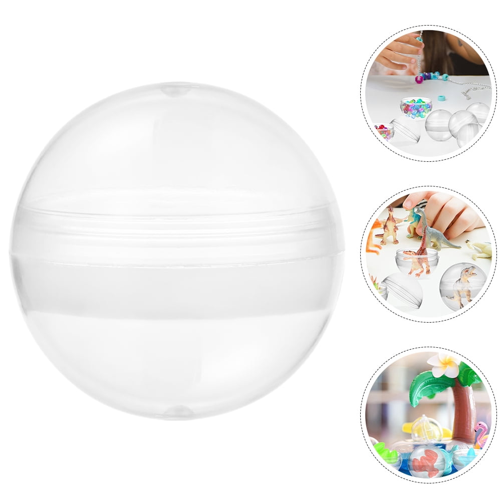 BALAHAPY 100Pcs Vending Machine Capsules Plastic Containers for Gumball ...