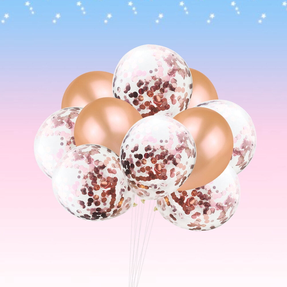 BALAHAPY 10Pack Balloons for Wedding Gold Sequin Balloons Party ...