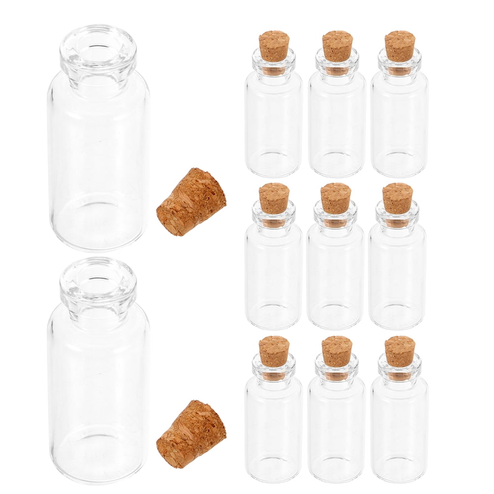 BALAHAPY 12Pcs Tiny Glass Bottles for Storage and Gifting by and ...