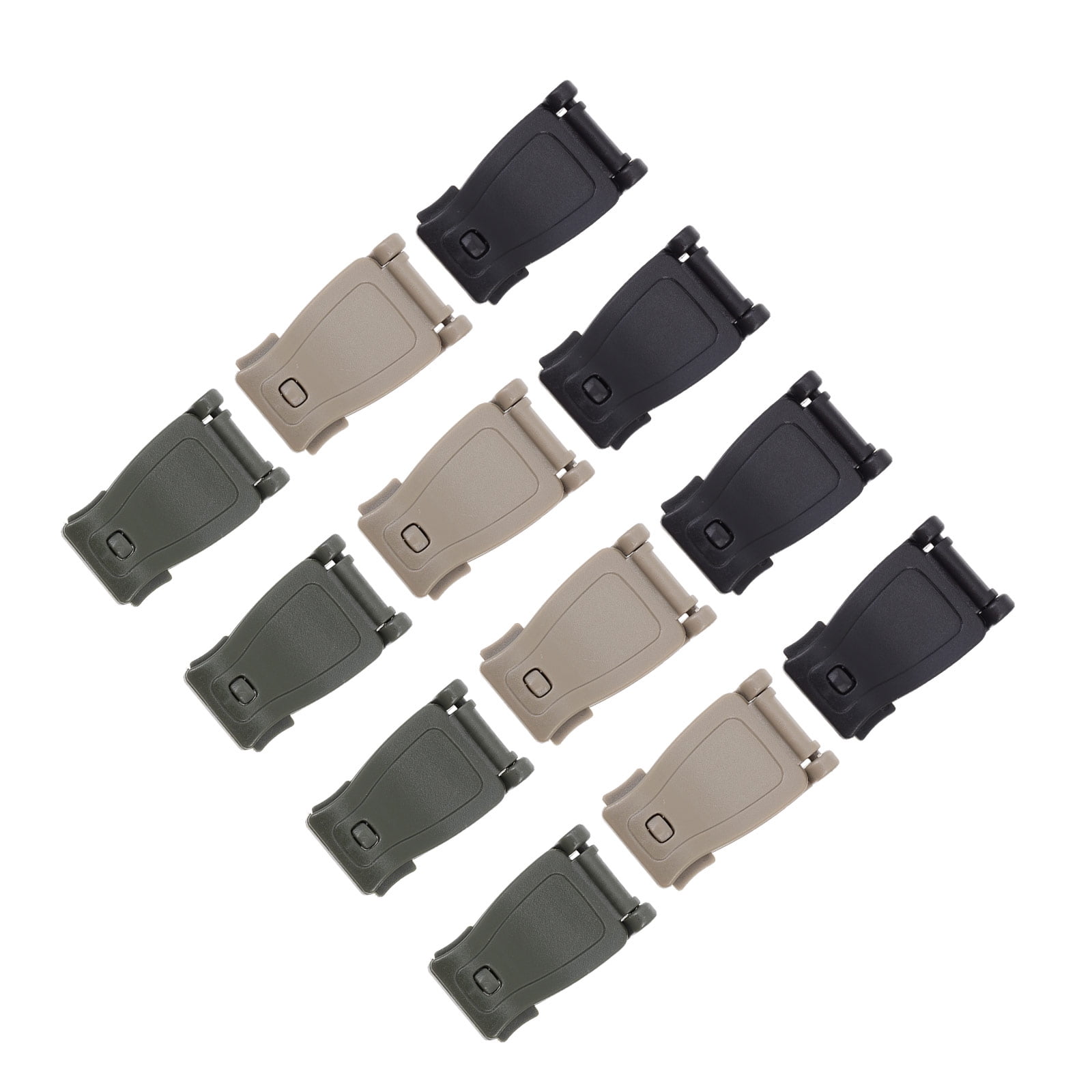 BALAHAPY 12Pcs Webbing Buckle Hook for Backpack Parts and Strap Keepers ...