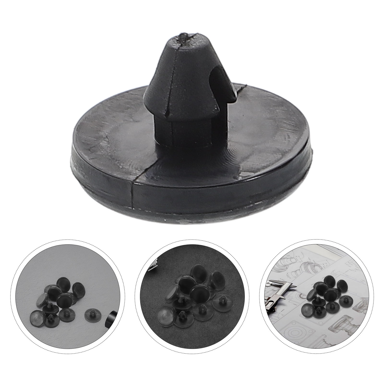 BALAHAPY 12Set Brake Switch Stopper Black Plastic for Vehicles ...