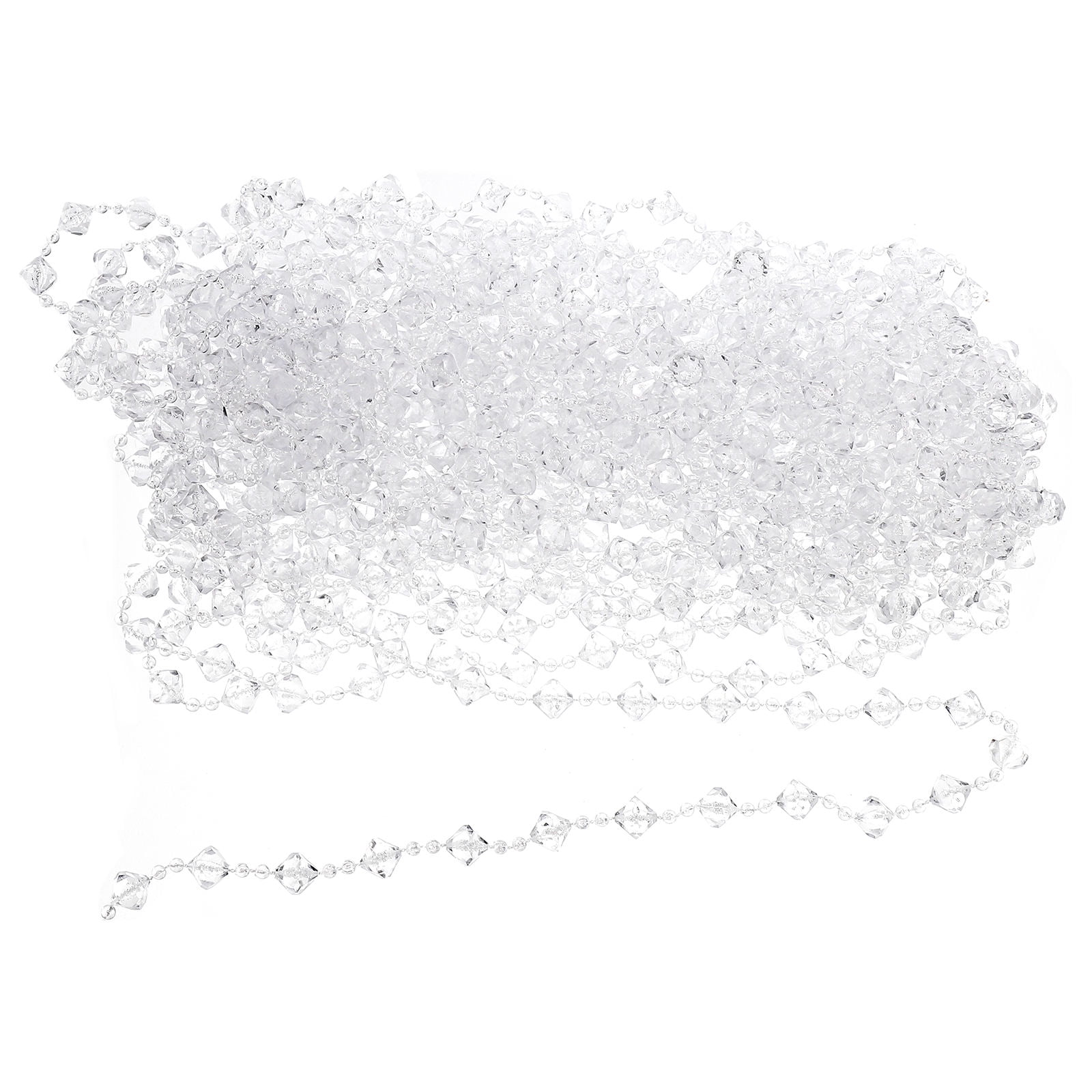 BALAHAPY 1Pack Crystal Bead String for Party Scene Layout Faceted ...