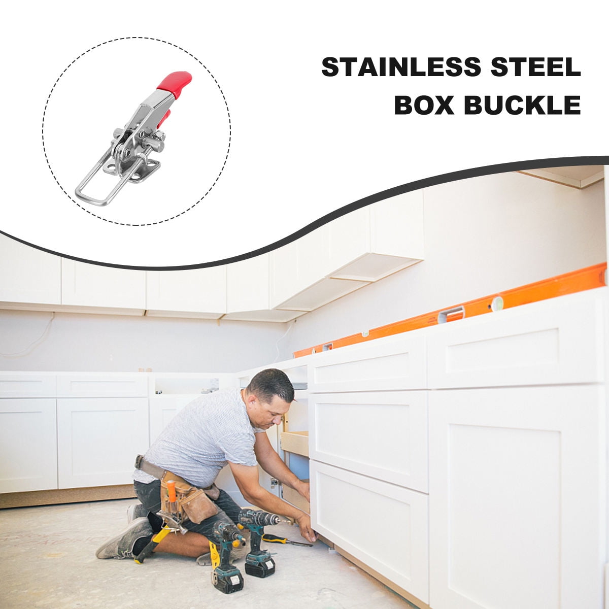 BALAHAPY 1Pack Heavy Duty Large Toggle Clamp Latch for Industrial ...