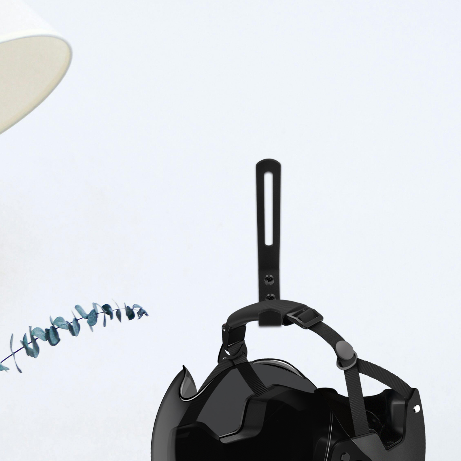 BALAHAPY 1Pack Stainless Steel Wall Mounted Hat Hooks Helmet Holder for ...