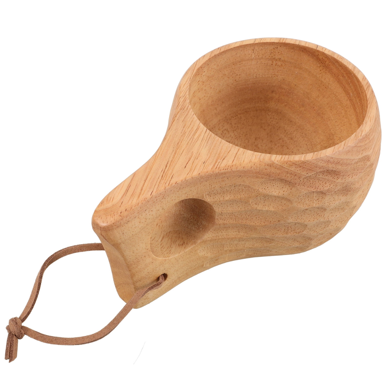 BALAHAPY 1Pack Wood Mug Ergonomic Handle and Construction for Men ...