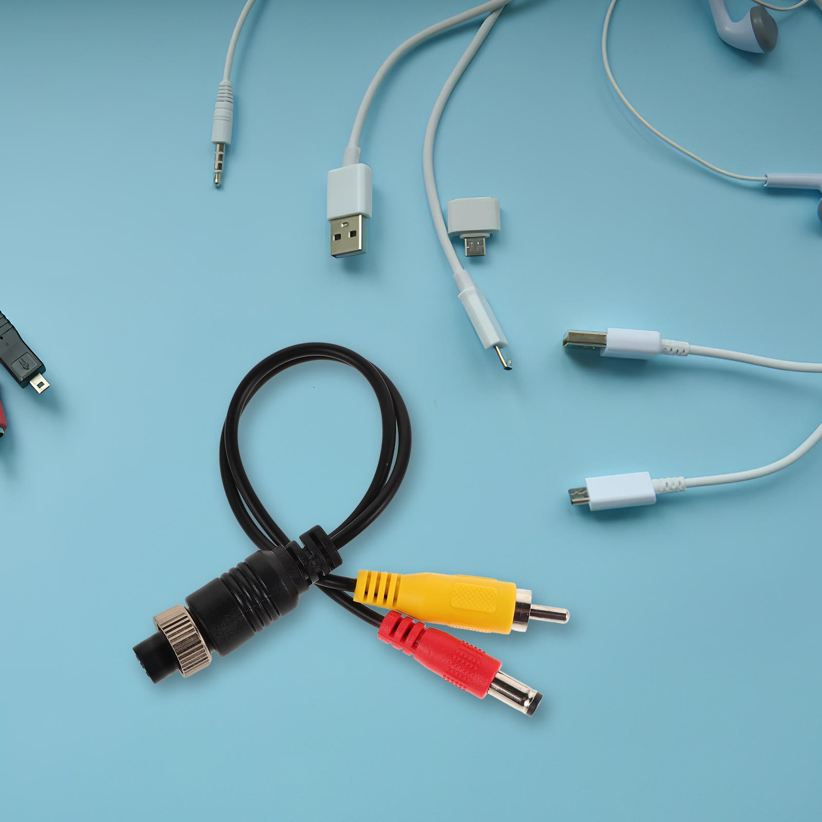 BALAHAPY 1Pcs Car Reverse Camera Connector Adapter Multi for Rearview ...