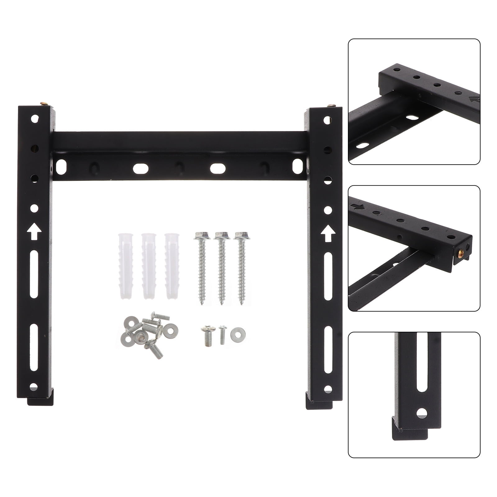 BALAHAPY 1Pcs Fixed Mounting Bracket for TV Wall in Black Iron for ...