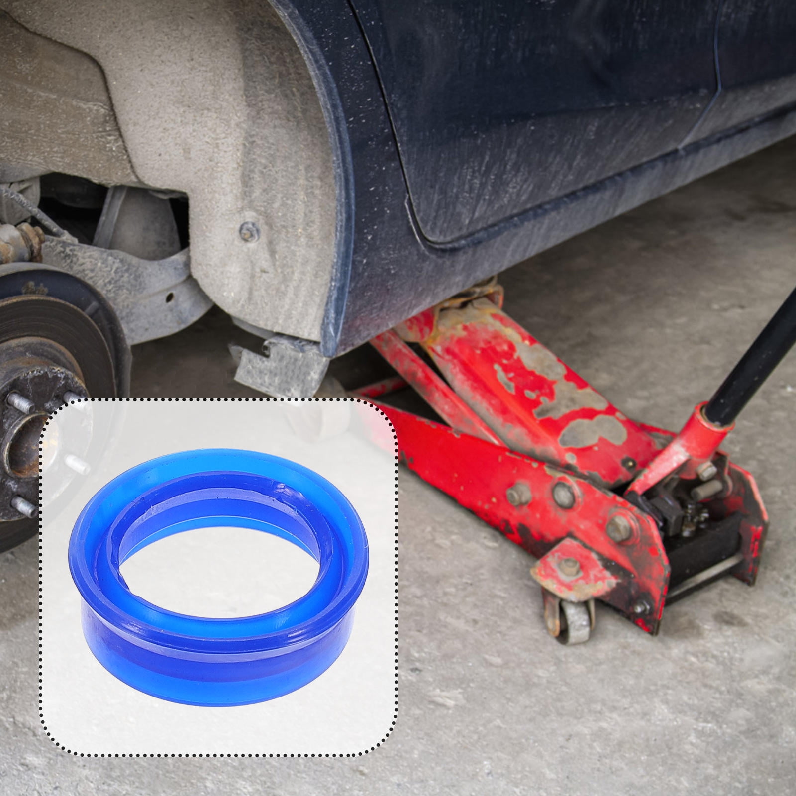 BALAHAPY 1Set Hydraulic Cylinder Seal Blue Plastic Horizontal Oil Seal ...