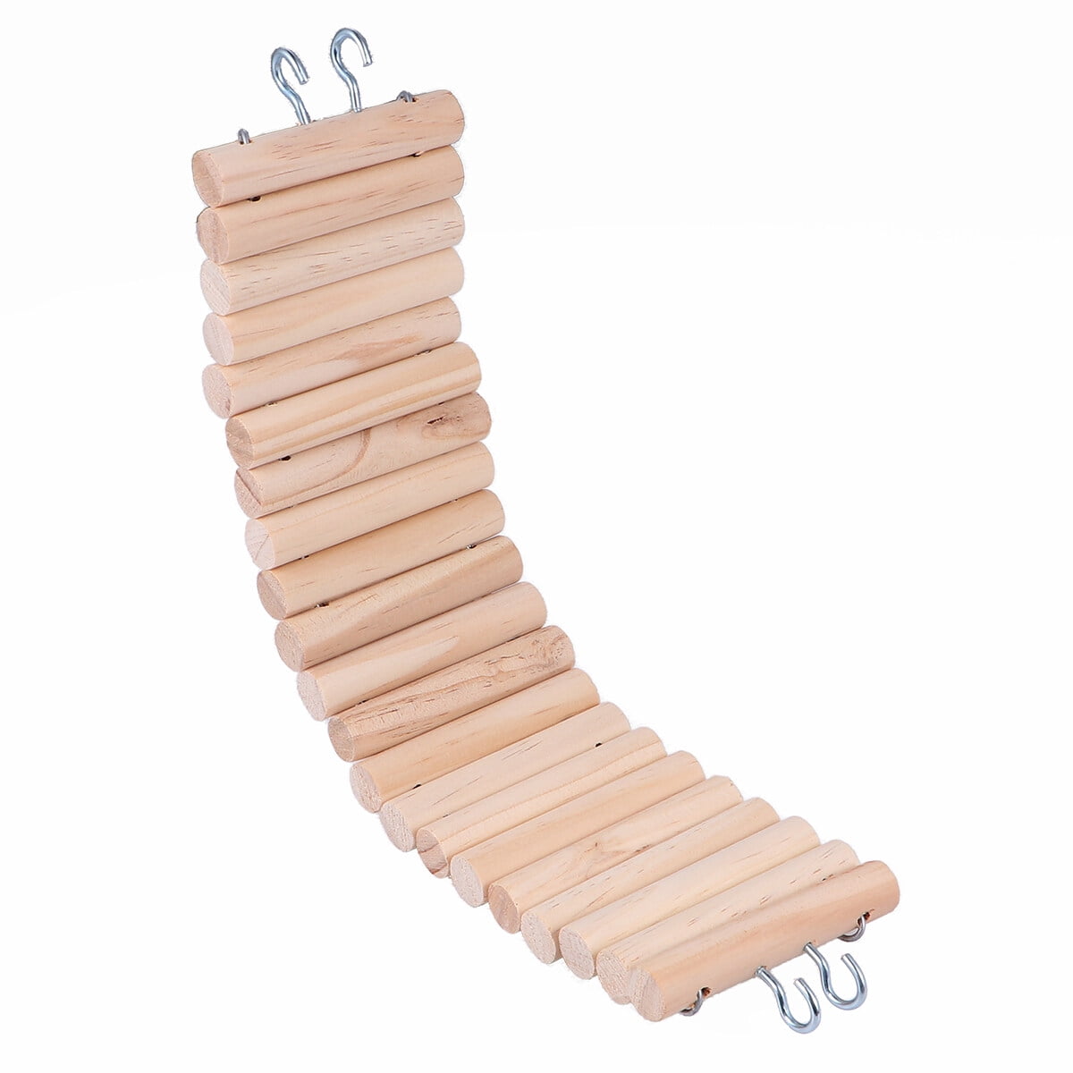 BALAHAPY 1Set Rodent Toys Beige Wooden Ladder for Hamster Mice Exercise ...