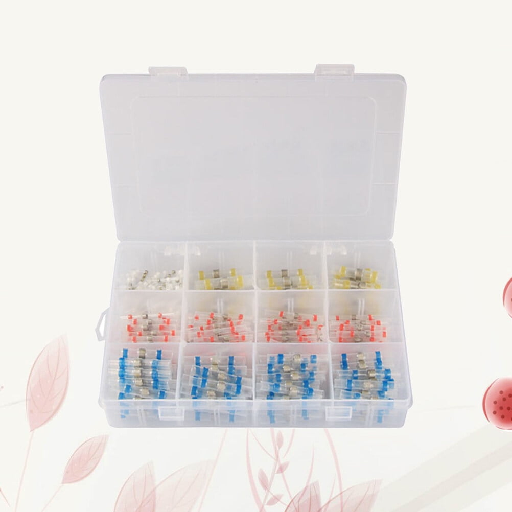 BALAHAPY 250Pack Assorted Color Soldering Insulation Terminals Heat ...