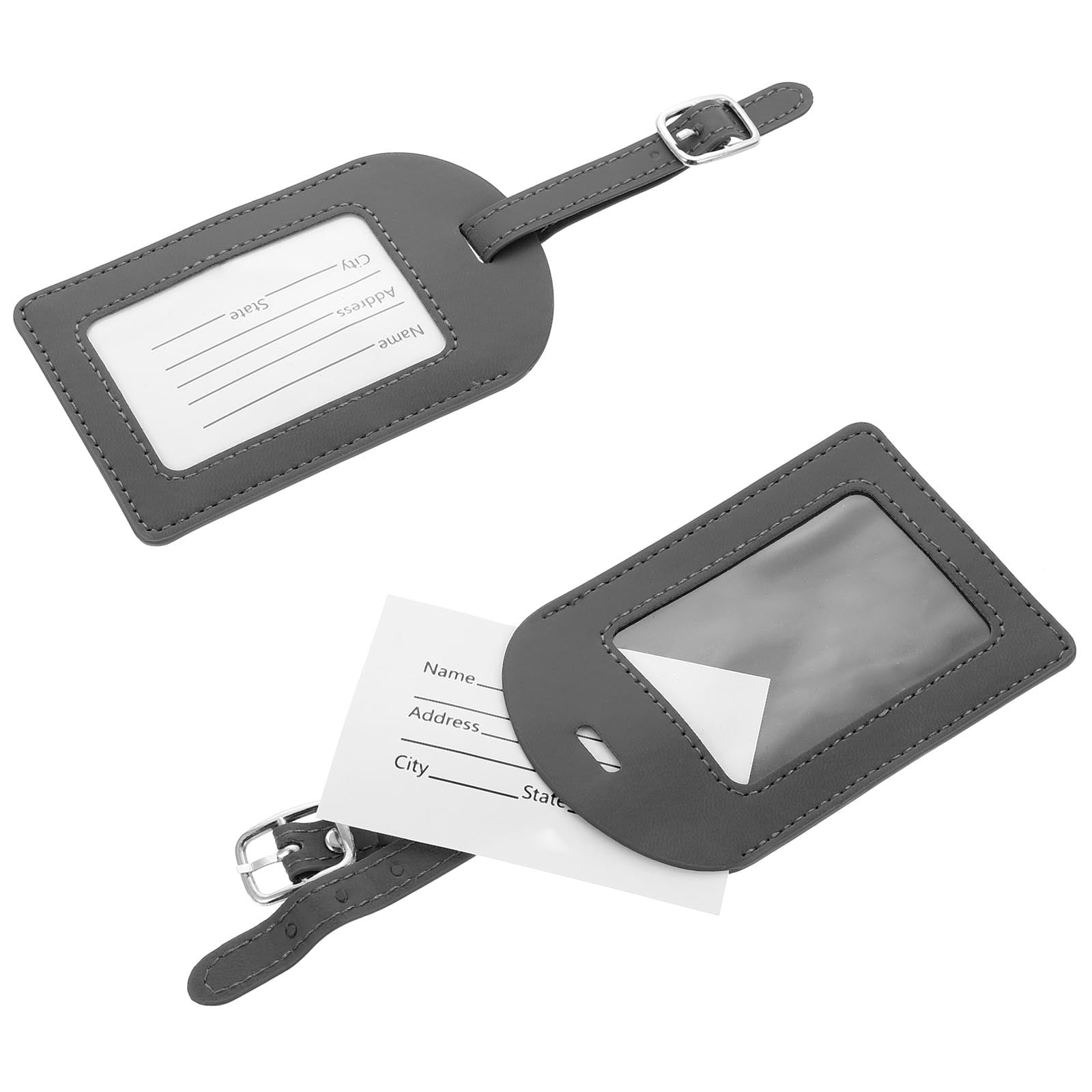 BALAHAPY 2Set Travel Case Tag for Suitcases with Rectangular Shape and ...