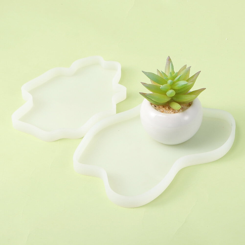 BALAHAPY 3Pcs Epoxy Mould Silicone Diy Coaster Craft Mirror Polishing ...