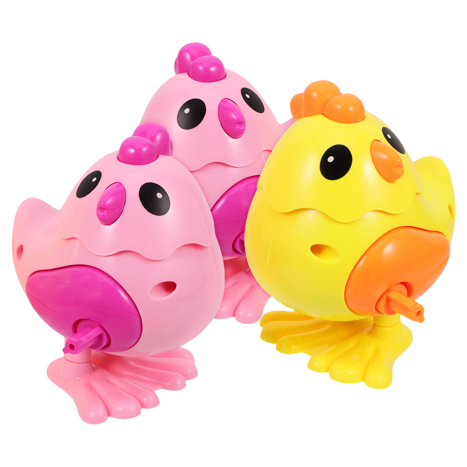 BALAHAPY 3Pcs Funny Toys Wind-Up Chicken Assorted Color Walking Motion ...