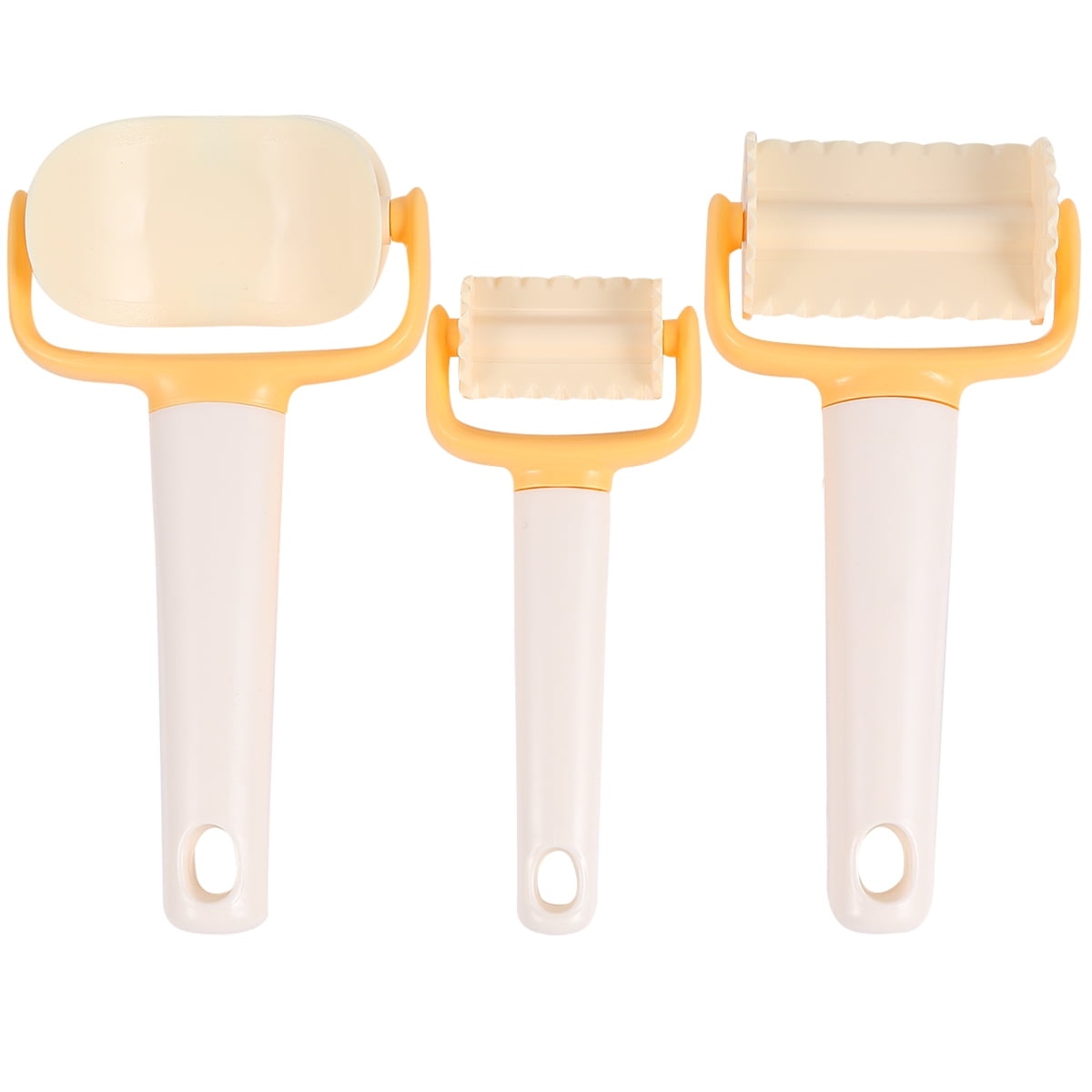BALAHAPY 3Pcs Rolling Biscuit Cutters Set Assorted Color Crimped Edges ...