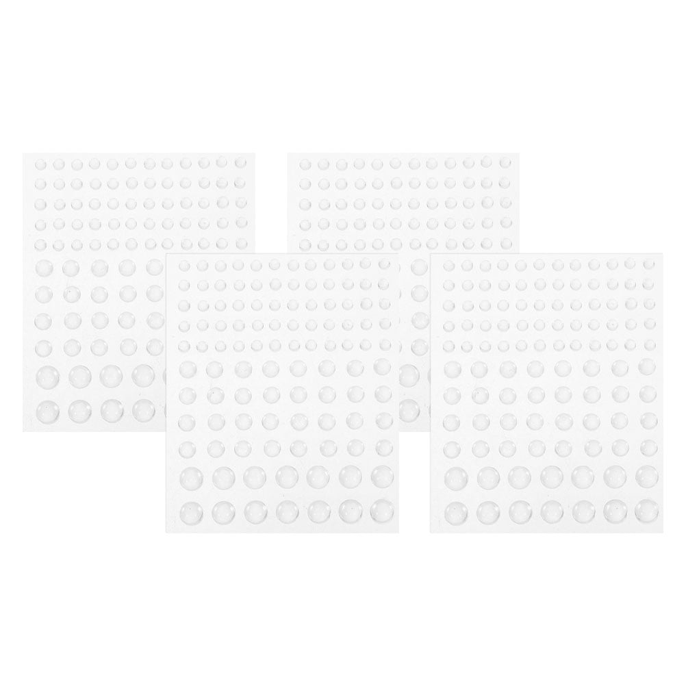 BALAHAPY 4 Sheets Acrylic Water Droplets Stickers DIY Design for ...