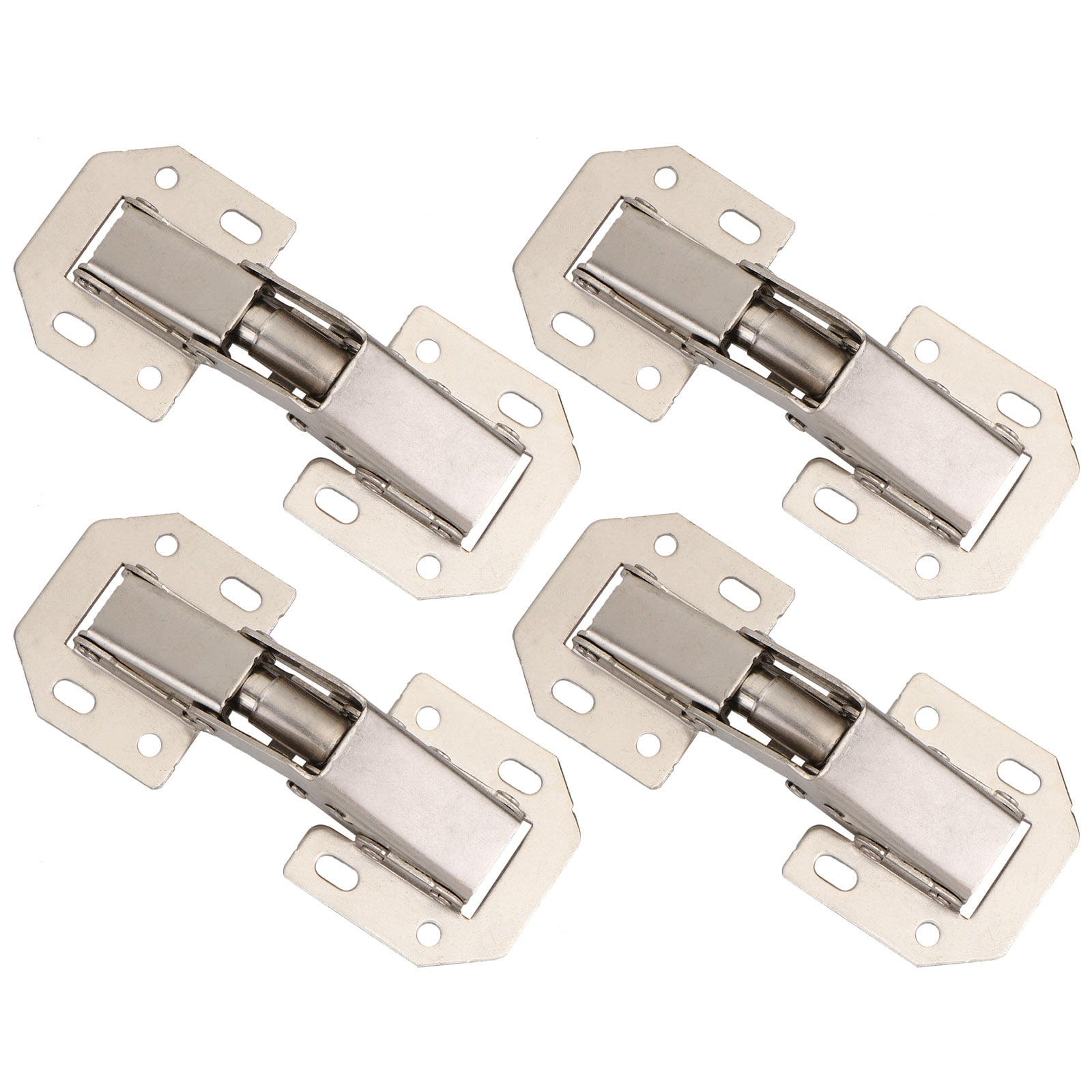 BALAHAPY 4Set Cabinet Hidden Hinges Concealed Half Overlay 11.8x1.7x1in ...