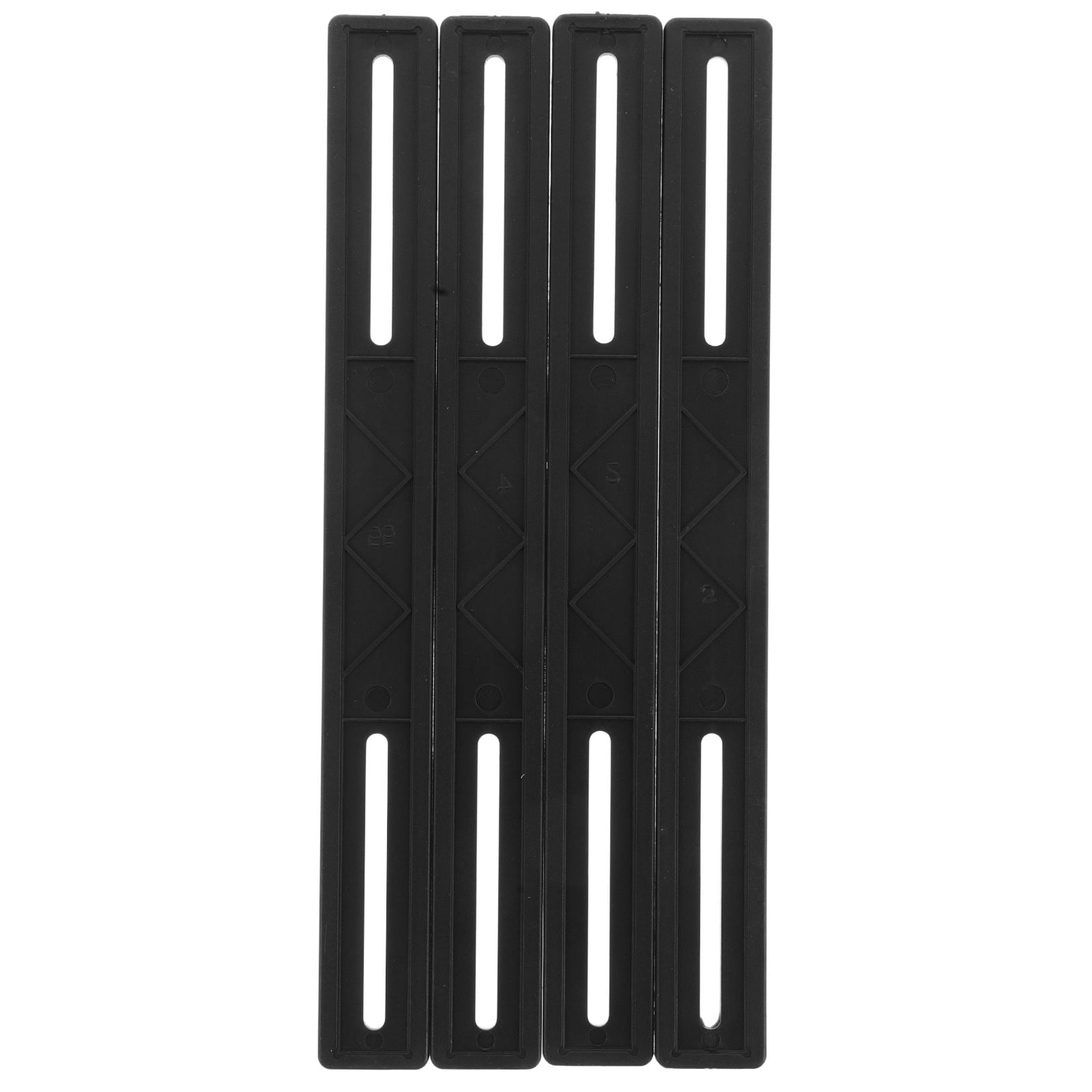 BALAHAPY 4Set Plastic Fixed Strip Extended Lifespan Black Travel Bag ...