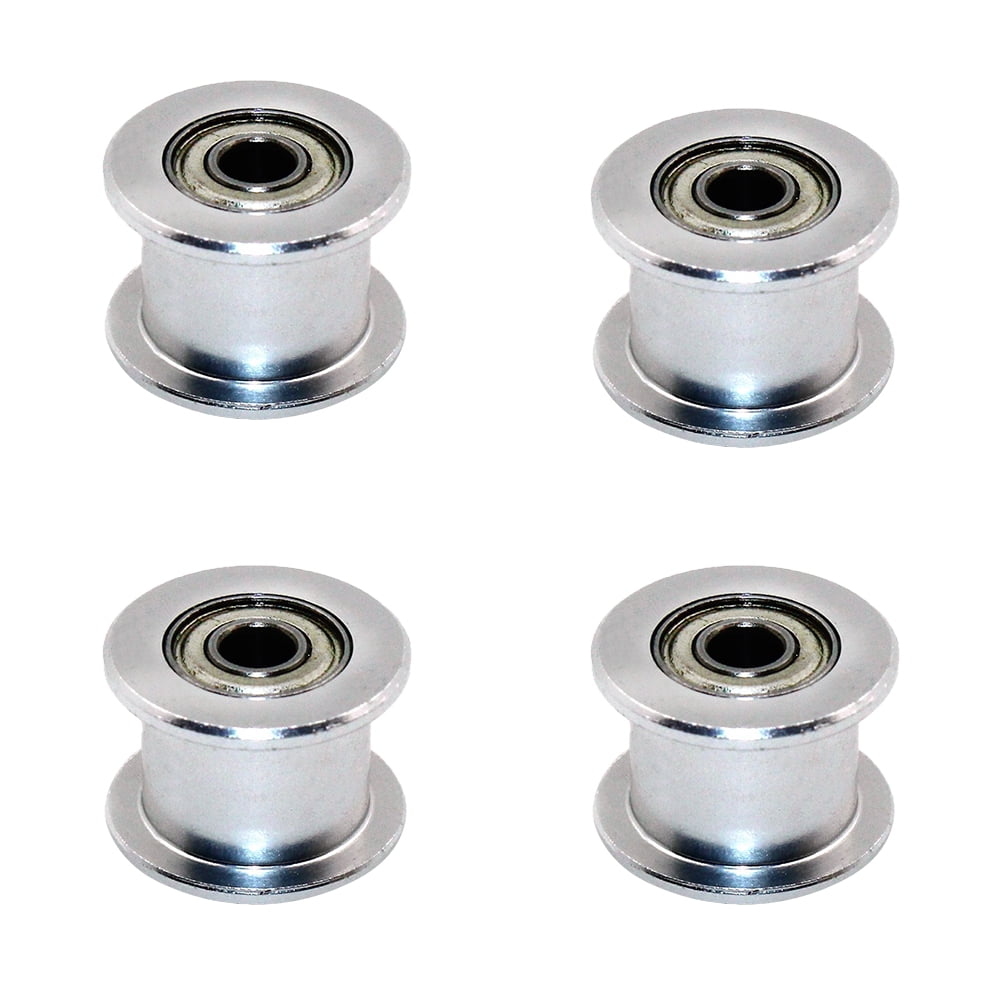 BALAHAPY 5Pcs Gt2 Aluminum Pulley Wheel Silver For Cnc Engine Lathe 1 ...