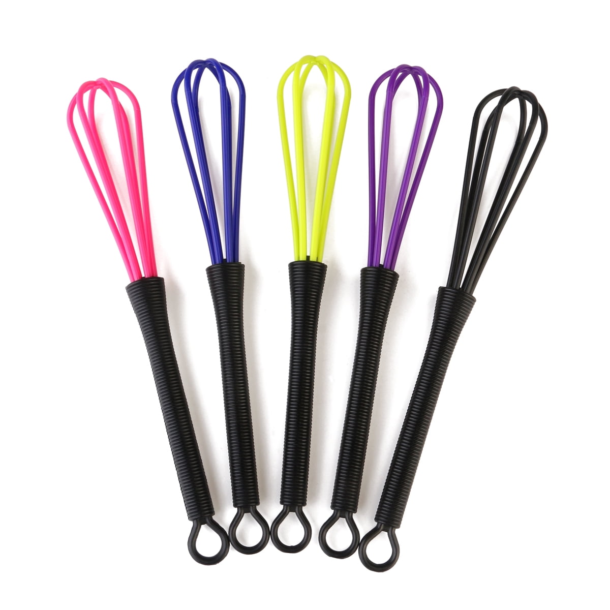 BALAHAPY 5Pcs Plastic Whisks for Salon Tools and Kitchen Use with 7 ...