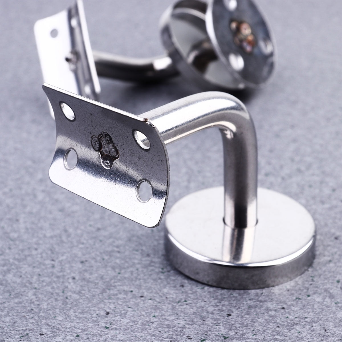 BALAHAPY 5Set Staircase Handrail Brackets Stainless Steel Silver Square ...