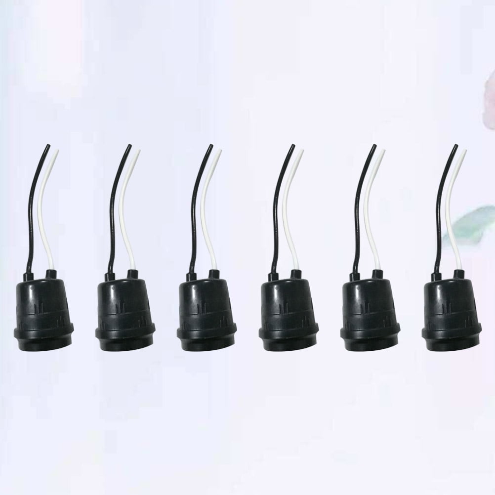 BALAHAPY 6Pcs Black Lamp Socket for Pendant and Ceiling Light Fixtures ...