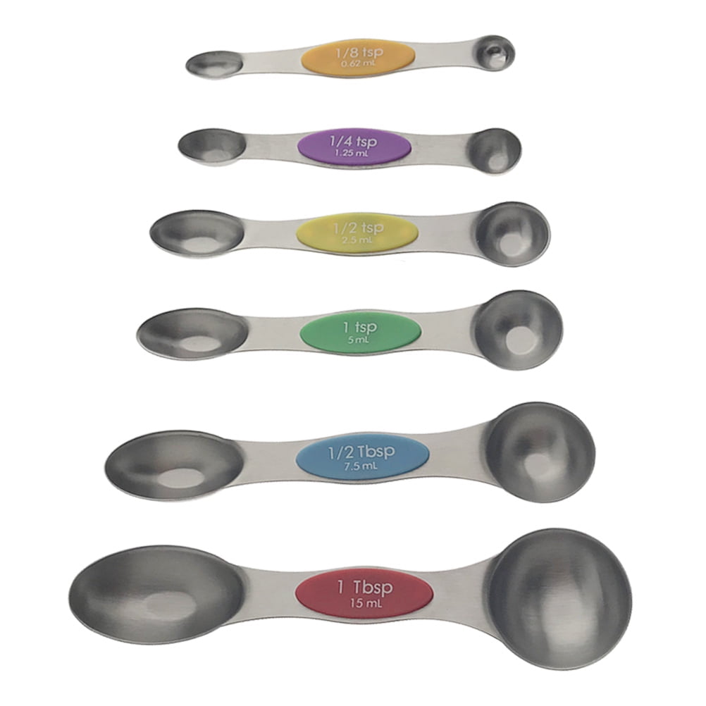 BALAHAPY 6Set Measuring Spoon Set Stainless Steel Dishwasher Safe ...