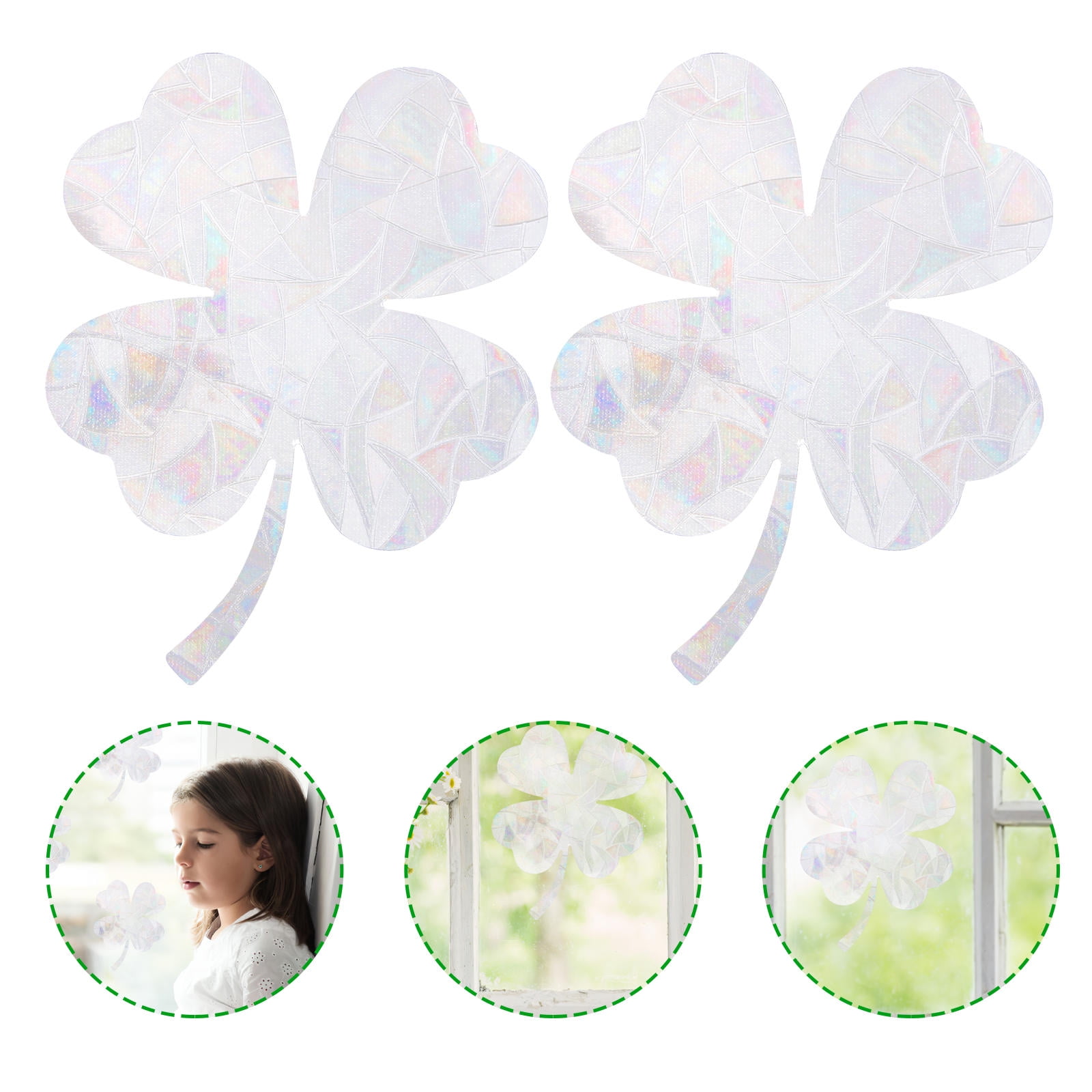 BALAHAPY 6Sheets Reflective Window Stickers for Glass Multi-Colored Sun ...