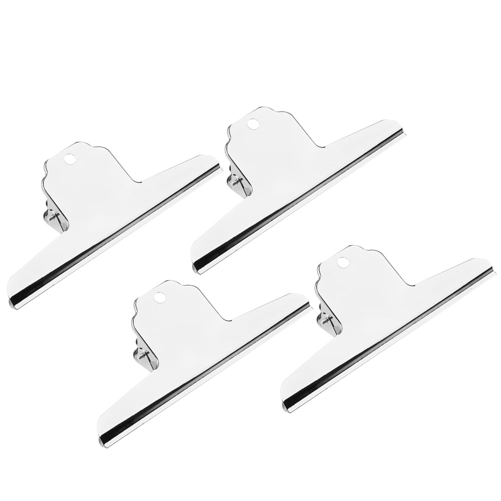 BALAHAPY 9Pcs Stainless Steel Fixing Clips for Food Bags and Folders ...
