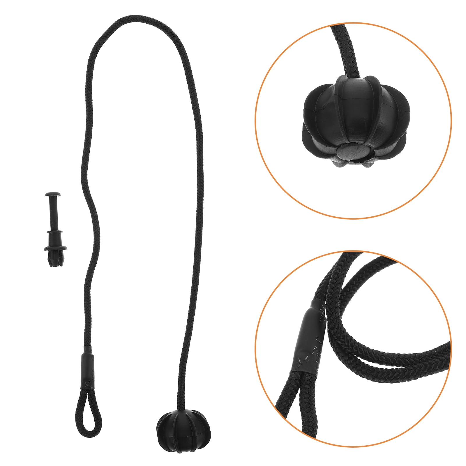 BALAHAPY Bungee Cords With Hooks 2Set Car Accessories Flat Black ...