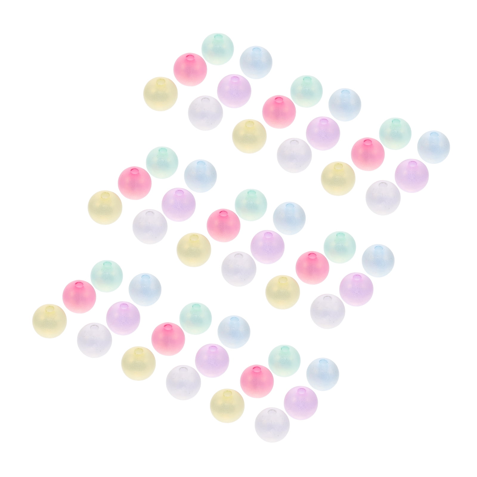 BALAHAPY DIY Pearl Beads 200Pcs Assorted Color Round for Jewelry Making ...