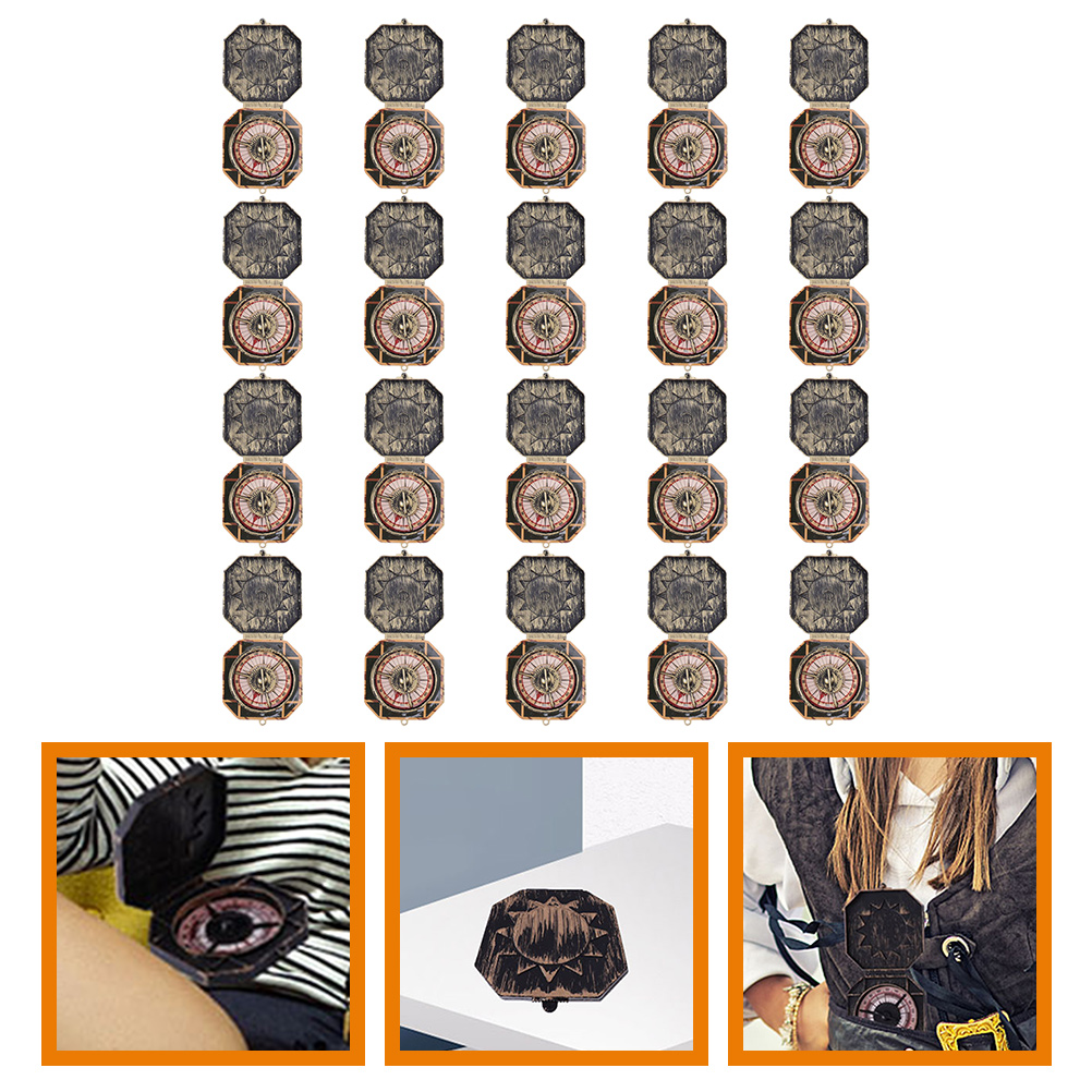 BALAHAPY Decorative Compass Toy 20Pack Pirate Compass Assorted Color ...