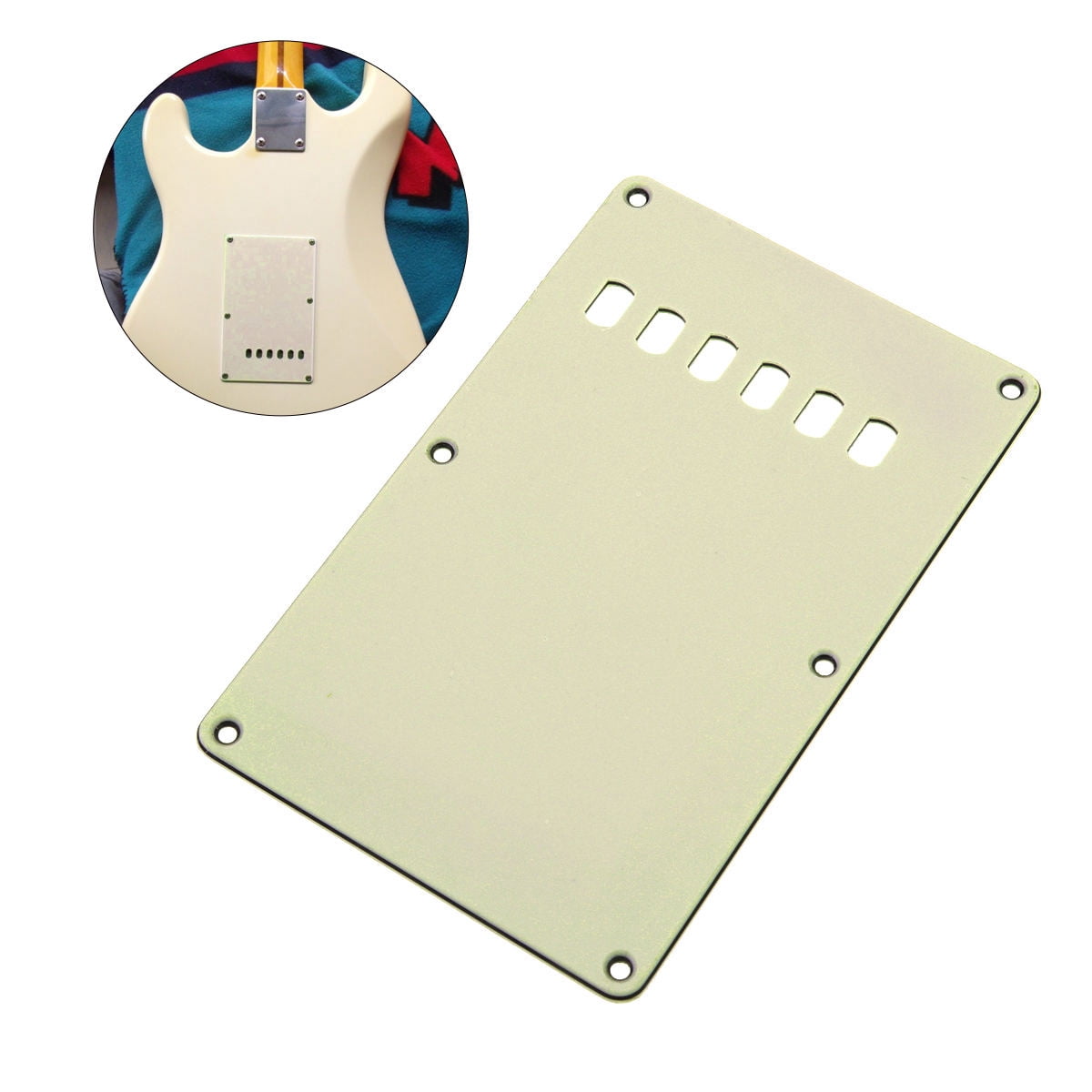 BALAHAPY Guitar Cover Plate Beige Maple 1Pack 5.5*3.5*0.08in - Walmart.com